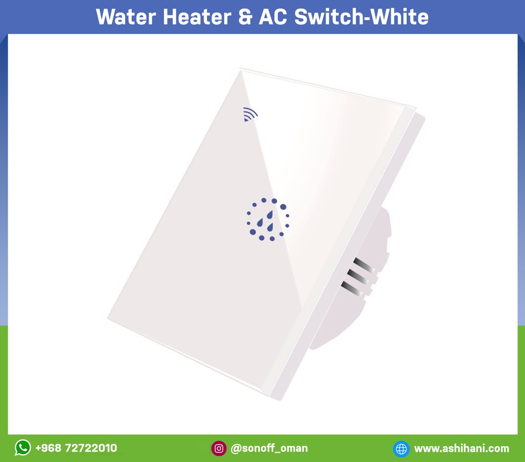 Water Heater & AC Switch-White 40A | ashihani.com